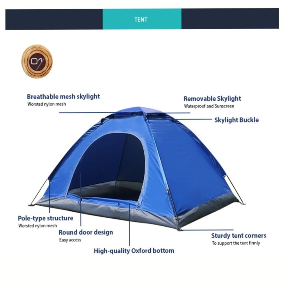 Palava – Jual Tenda Single Layer Kapasitas 4 Fox Hunter